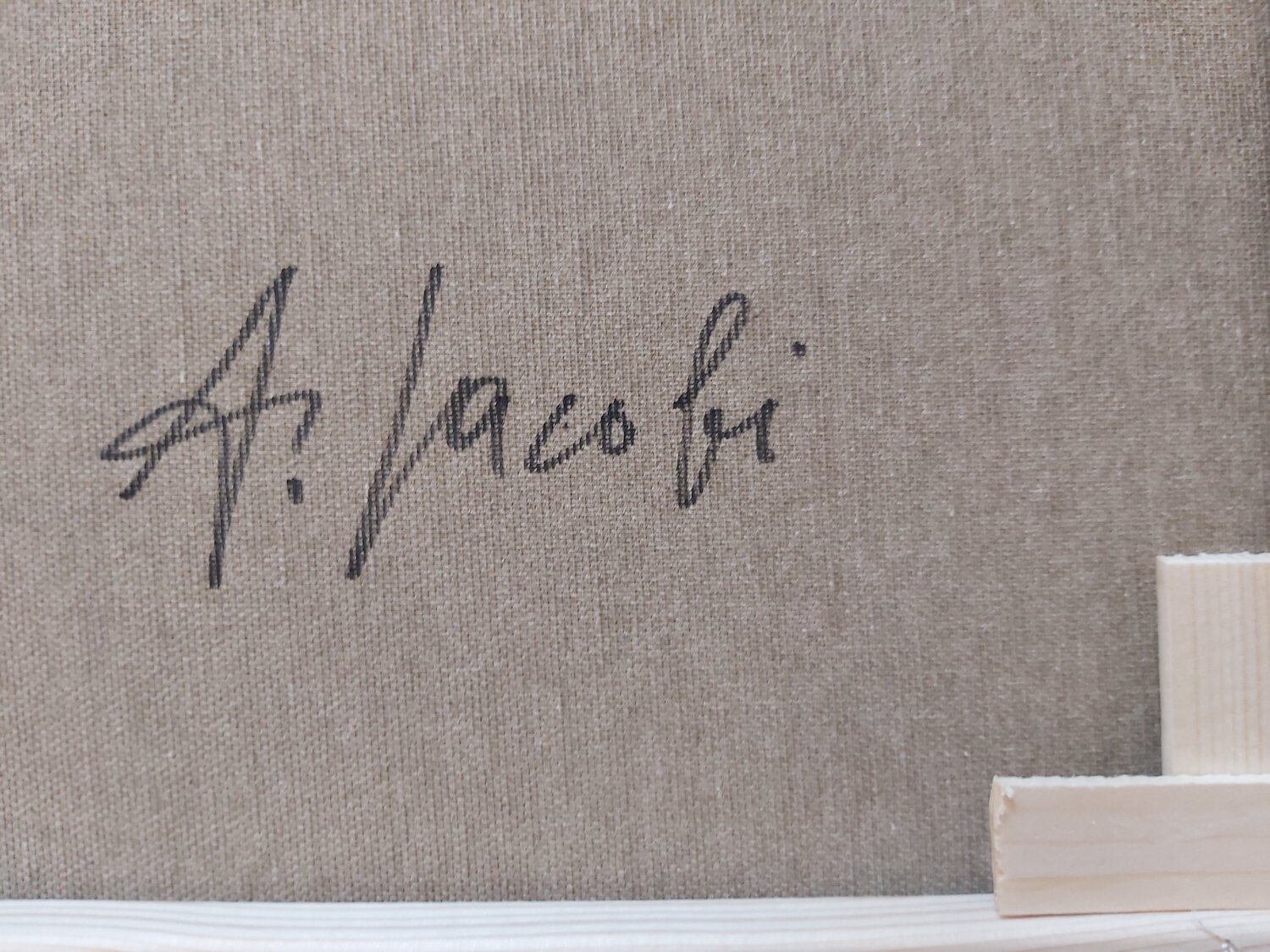 A Quiet Place - Landscape, Impressionism, Realism di Andrea Jacobi (2025): Pittura a Acrilico su ...