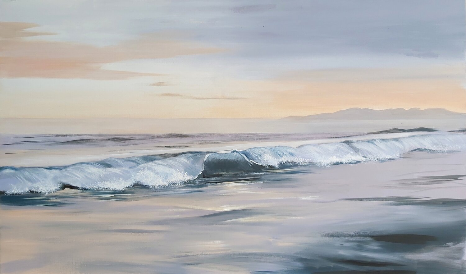 Song of Waves - Seascape Painting. Realism. Impressionism. by Andrea Jacobi (2025) : Painting ...