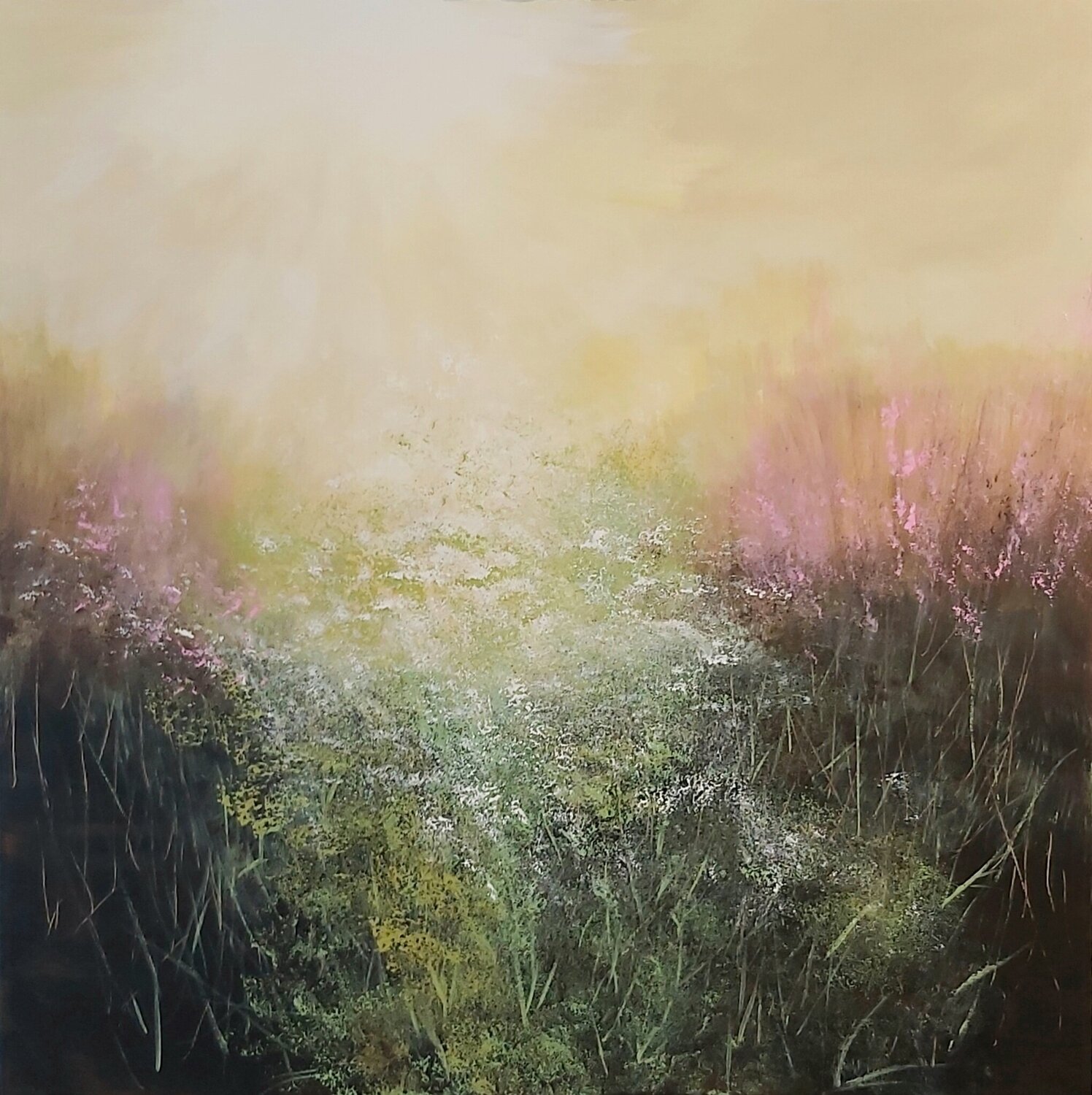 A Quiet Place - Landscape, Impressionism, Realism by Andrea Jacobi (2025) : Painting Acrylic on ...