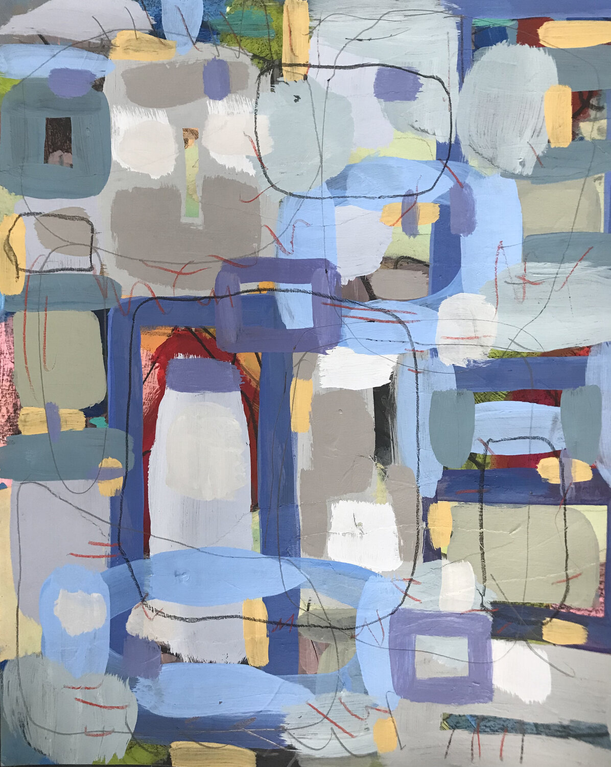 Stopping the Noise - Peace II by Jaye Alison (2024) : Painting Acrylic ...