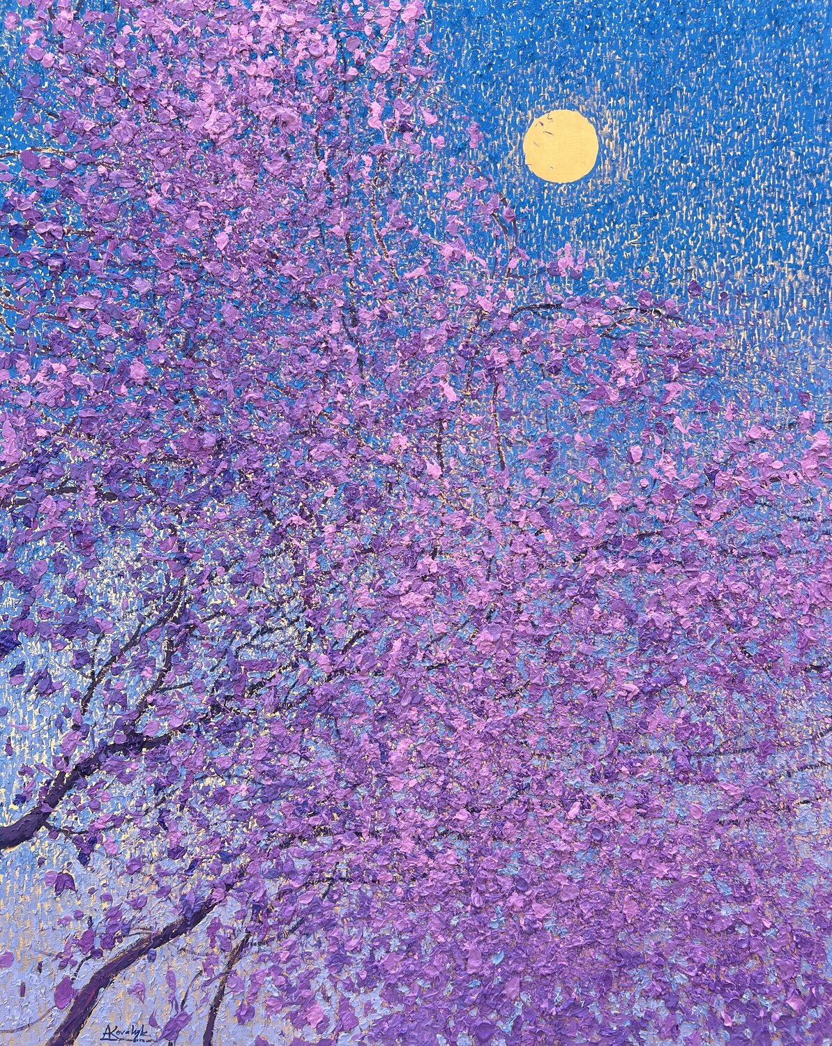 That Moment in Spring door Andrii Kovalyk (2025) : Schilderij Olie op ...