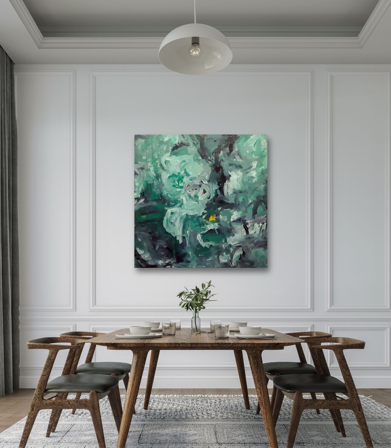 A glimpse von Sara Voss (2023): Malerei Acryl auf Leinwand - Singulart