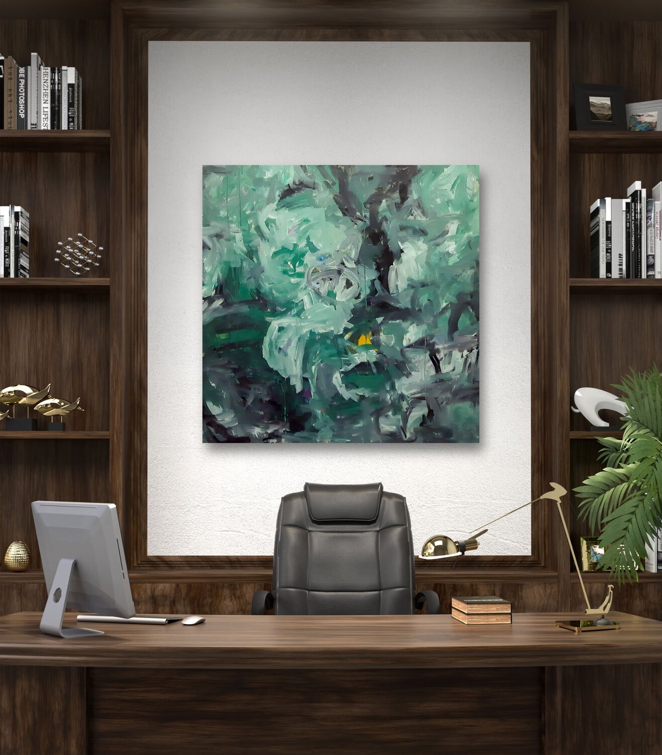 A glimpse von Sara Voss (2023): Malerei Acryl auf Leinwand - Singulart