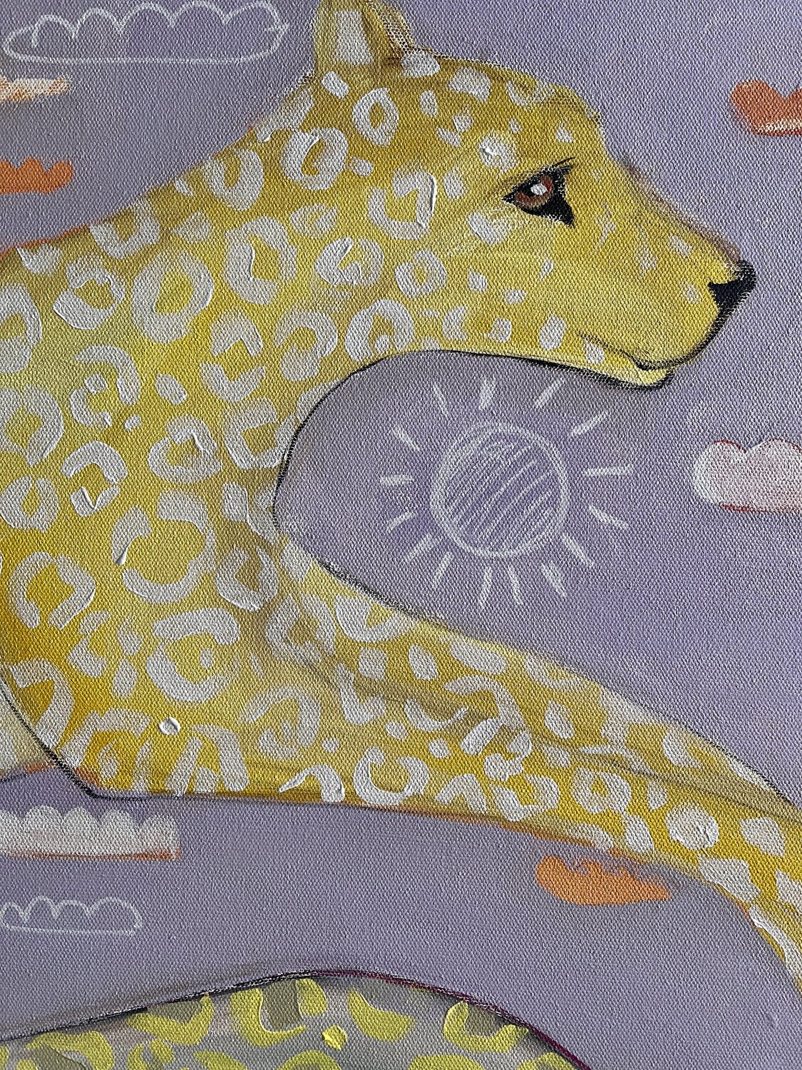 Levitation by Daria Borisova (2023) : Painting Acrylic on Canvas ...