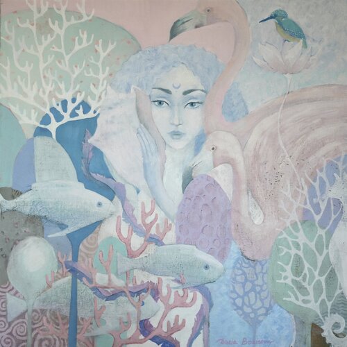 Sea Salt by Daria Borisova (2021) : Painting Acrylic on Canvas - Singulart