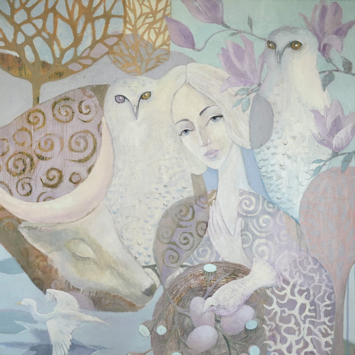 Spring by Daria Borisova (2021) : Painting Acrylic on Canvas - Singulart