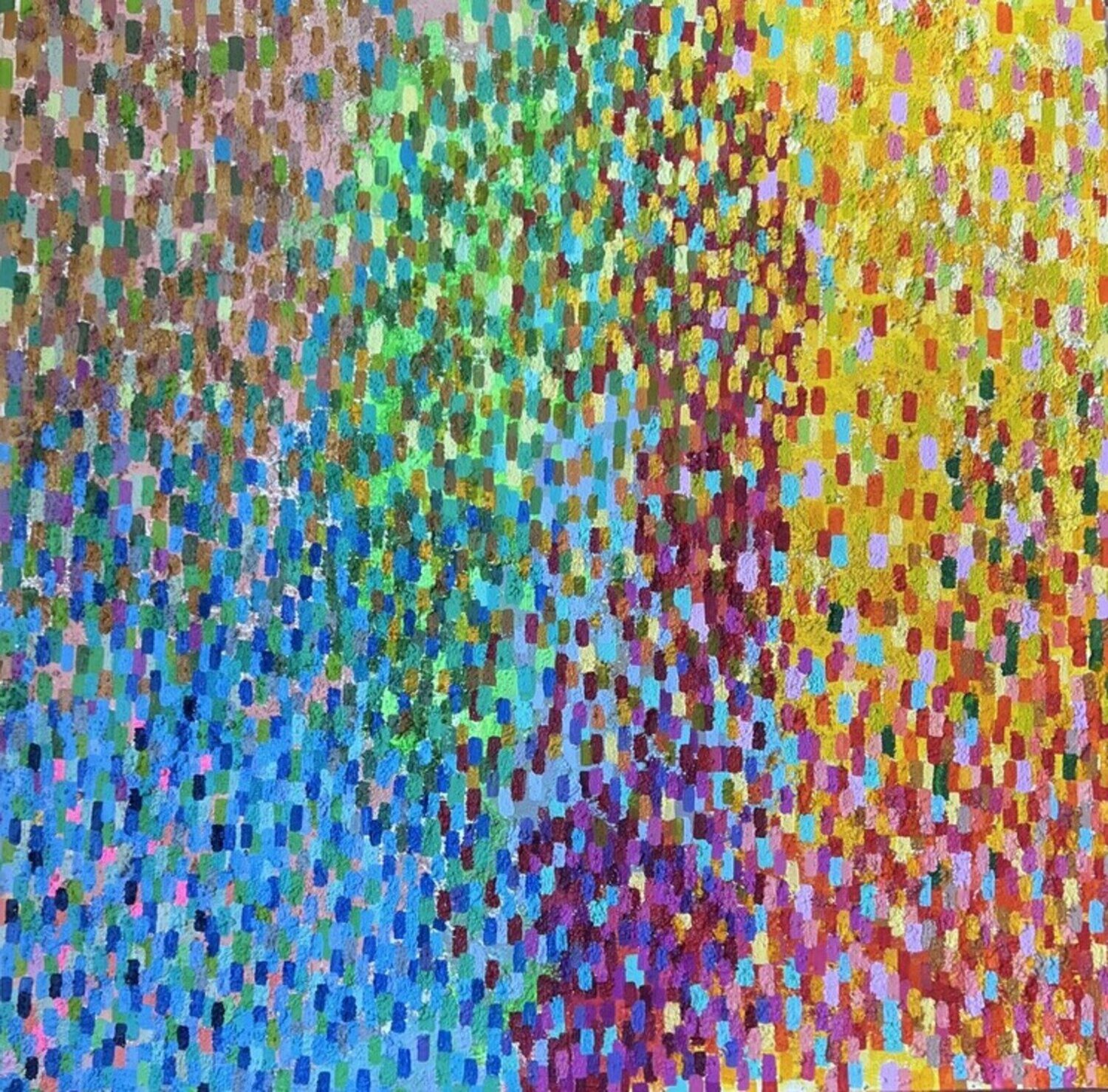 Corps à corps by Nathanael Koffi (2023) : Painting Acrylic, Sand on ...