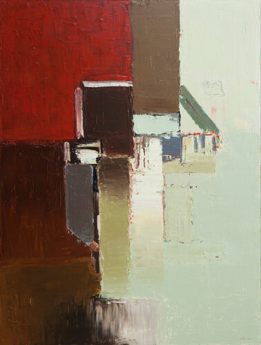 Abstract painting “Vox” by Roman Goss (2024) : Painting Oil on Canvas ...