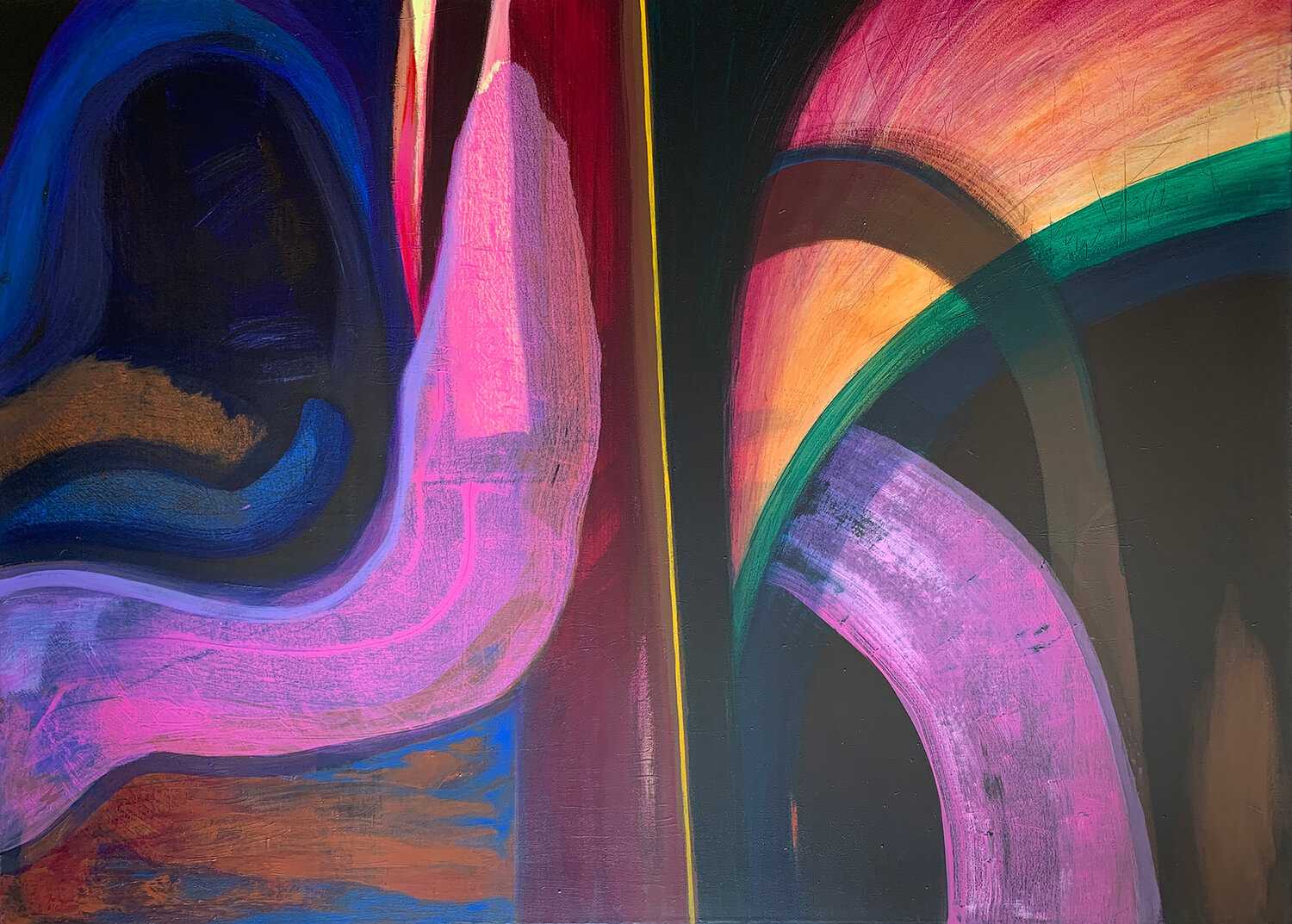 Between Then and Now by Kim Powell (2022) : Painting Acrylic on Canvas ...