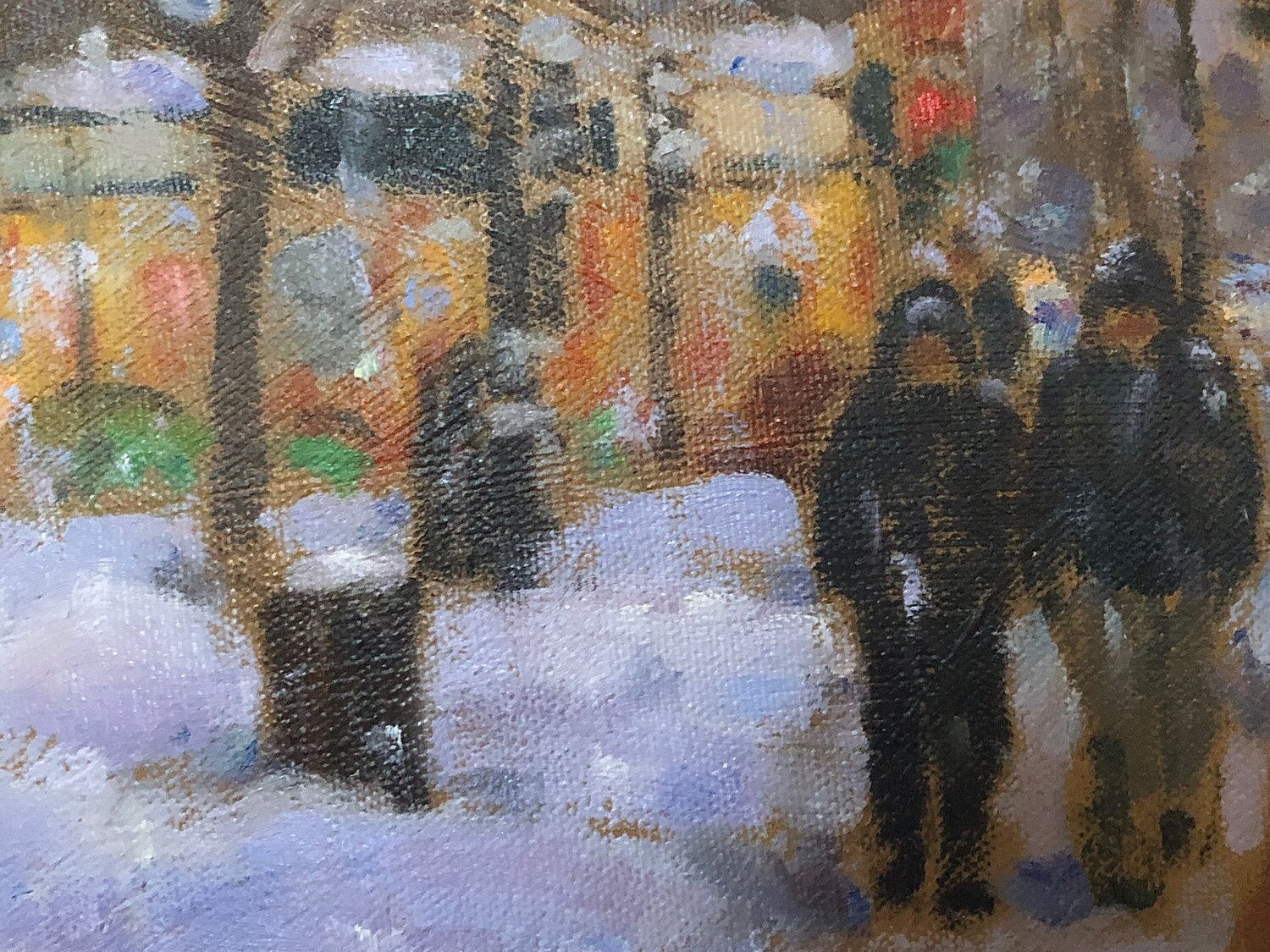 En pleine tempête by Richard Montpetit (2022) : Painting Oil on Canvas ...