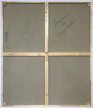 Anatomie der Gegenwart von Angela Wichmann (2022): Malerei Öl auf ...