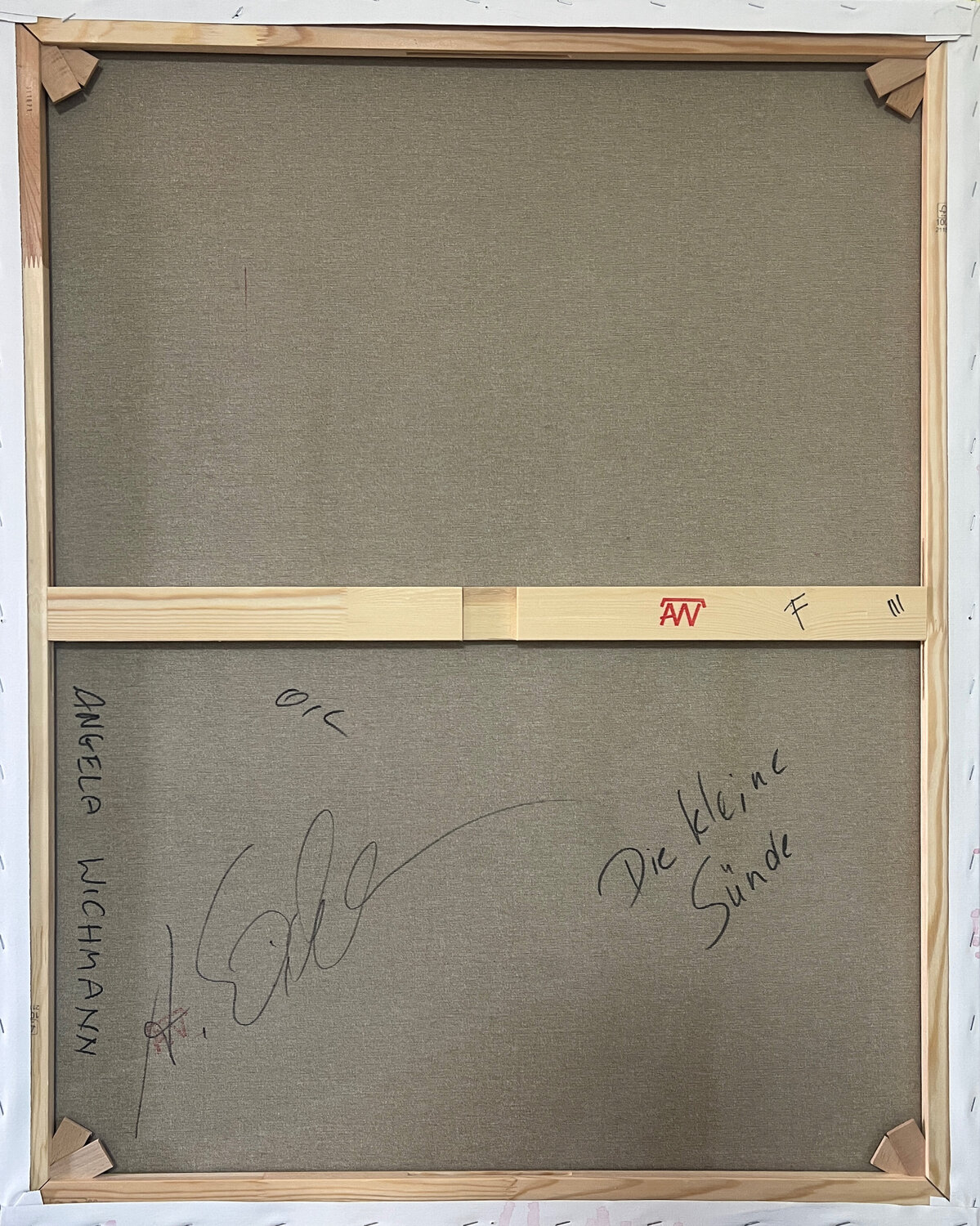 Die kleine Sünde by Angela Wichmann (2022) : Painting Oil on Canvas ...