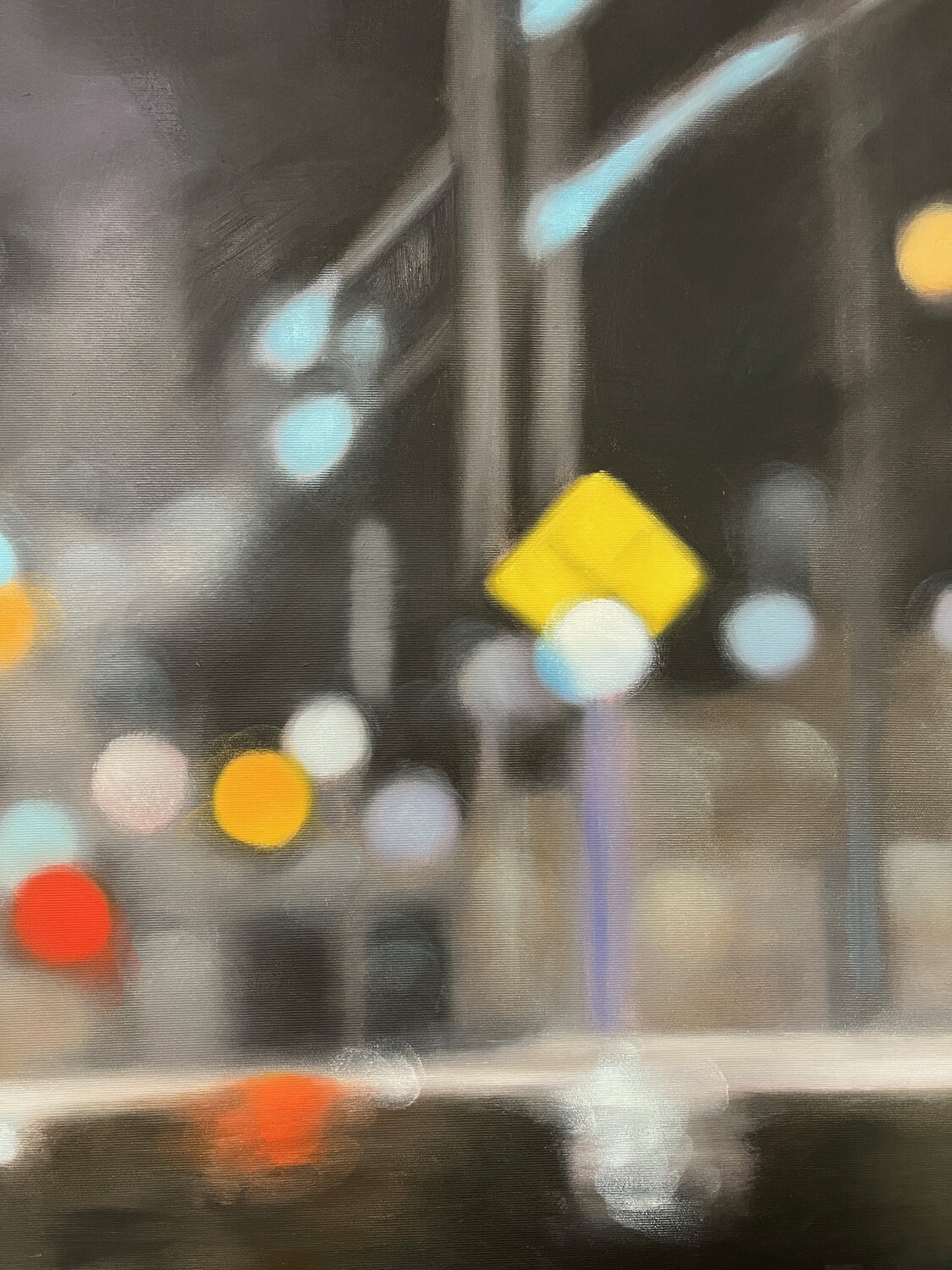 Mainstreet von Angela Wichmann (2021): Malerei Öl auf Leinwand - Singulart