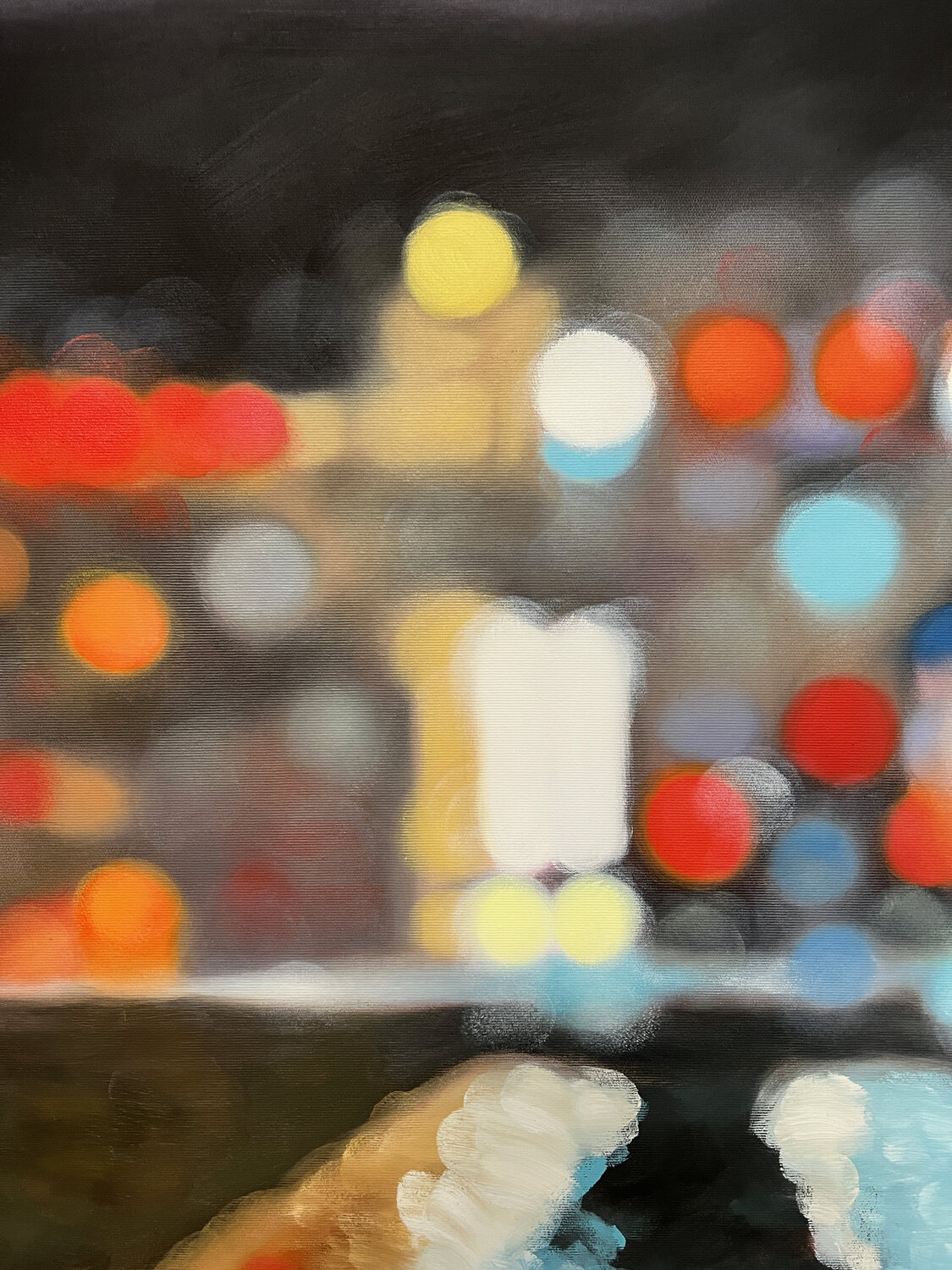 Mainstreet von Angela Wichmann (2021): Malerei Öl auf Leinwand - Singulart