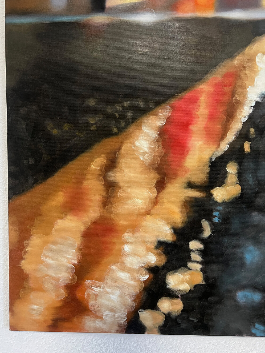 Mainstreet von Angela Wichmann (2021): Malerei Öl auf Leinwand - SINGULART