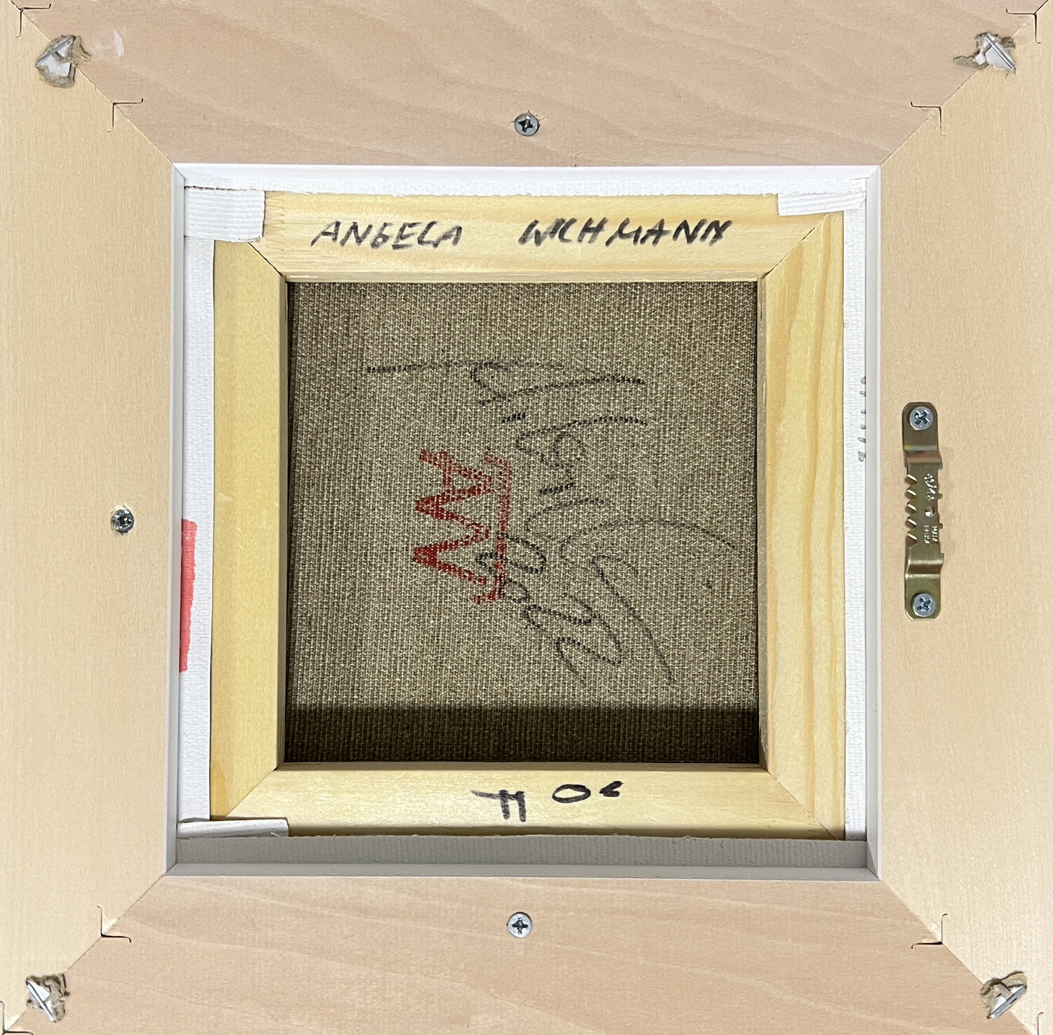 Blaue Nacht von Angela Wichmann (2023): Malerei Öl auf Leinwand - Singulart