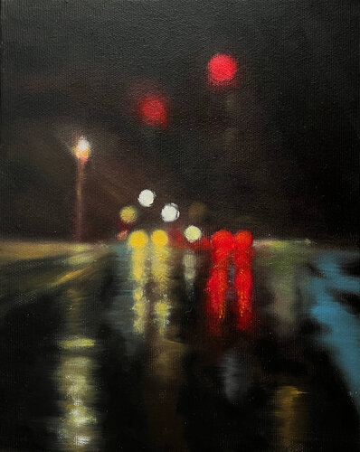 Das Ziel by Angela Wichmann (2023) : Painting Oil on Canvas - Singulart