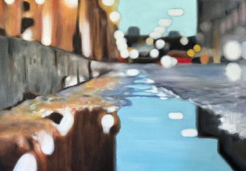 Anatomie der Gegenwart von Angela Wichmann (2022): Malerei Öl auf ...