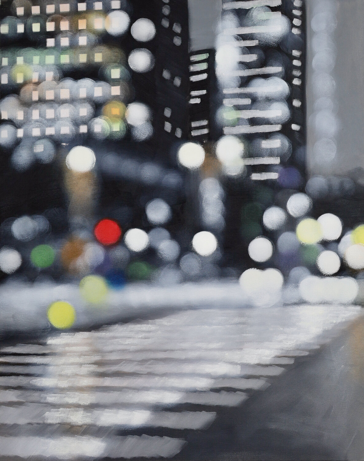 Mittendrin by Angela Wichmann (2022) : Painting Oil on Canvas - Singulart