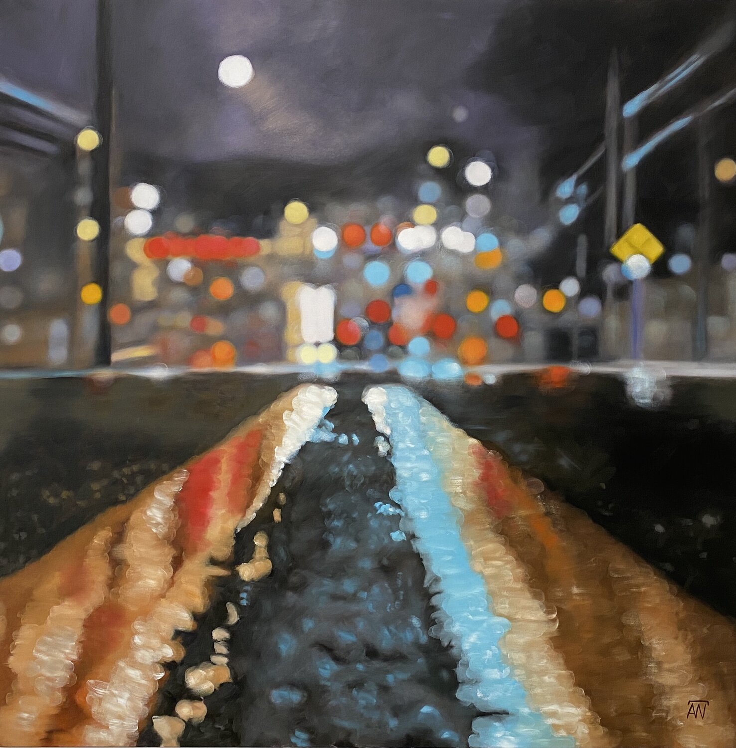 Mainstreet by Angela Wichmann (2021) : Painting Oil on Canvas - Singulart