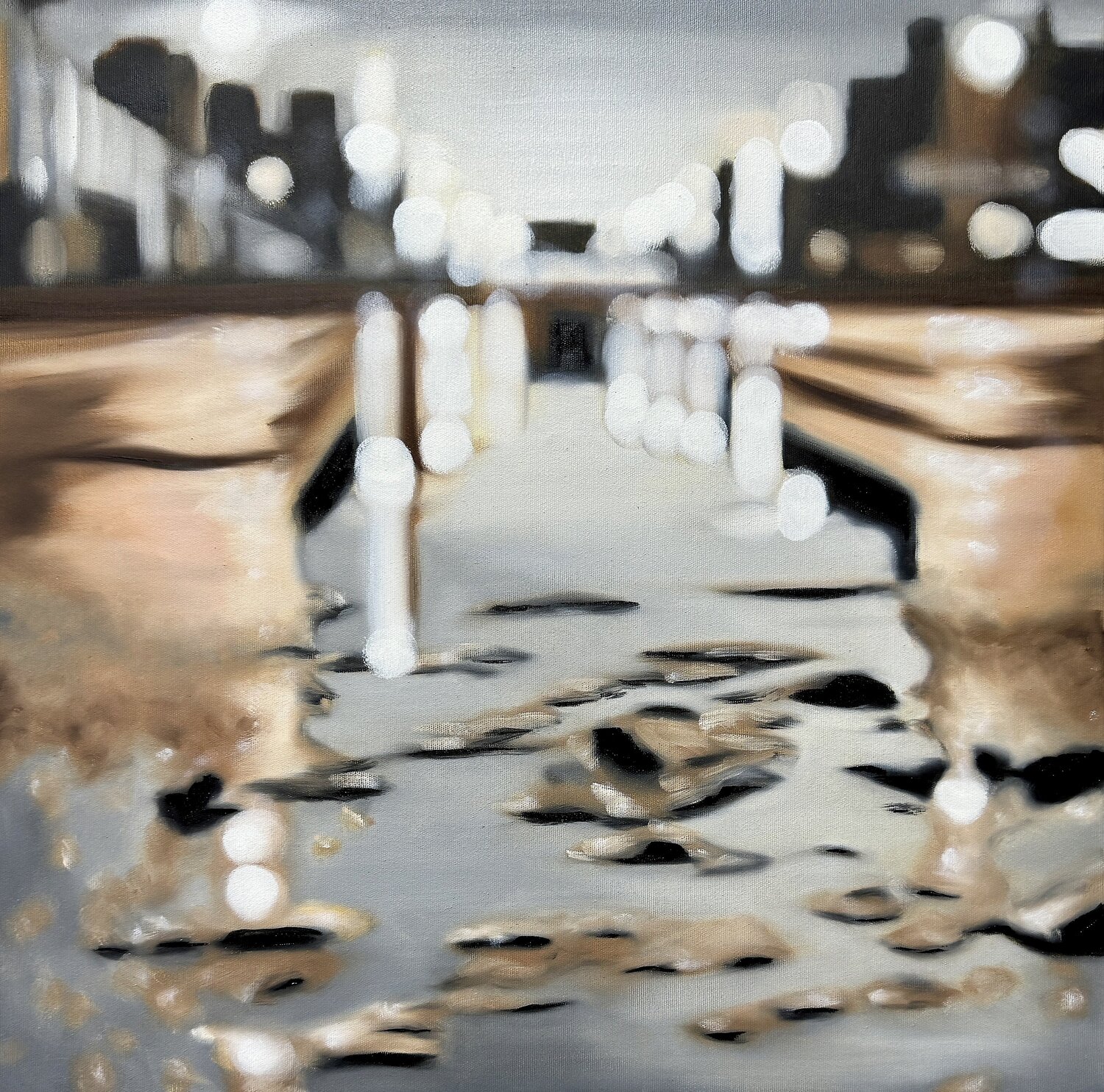 Entering by Angela Wichmann (2023) : Painting Oil on Canvas - SINGULART