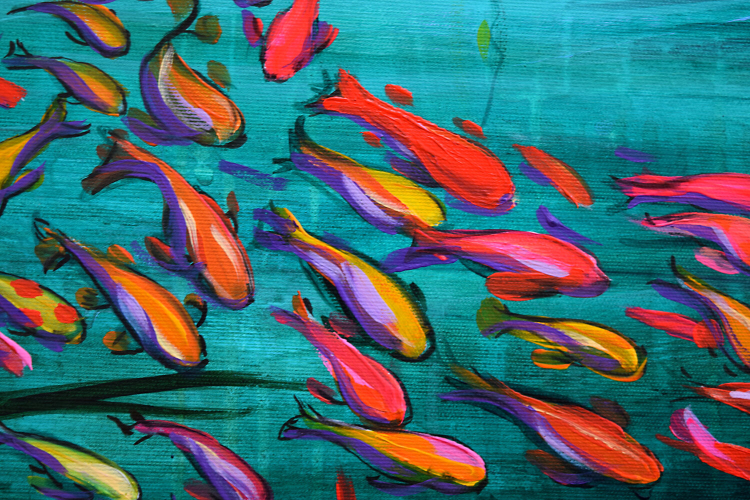 Transparent mirror by Erika Balla (2022) : Painting Acrylic on Canvas ...