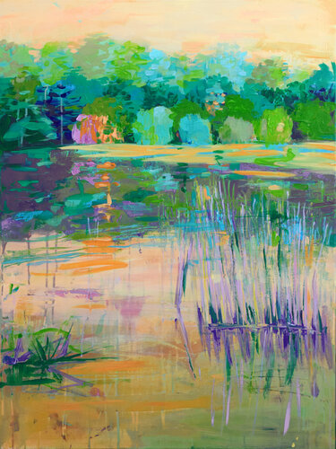 Transparent mirror by Erika Balla (2022) : Painting Acrylic on Canvas ...