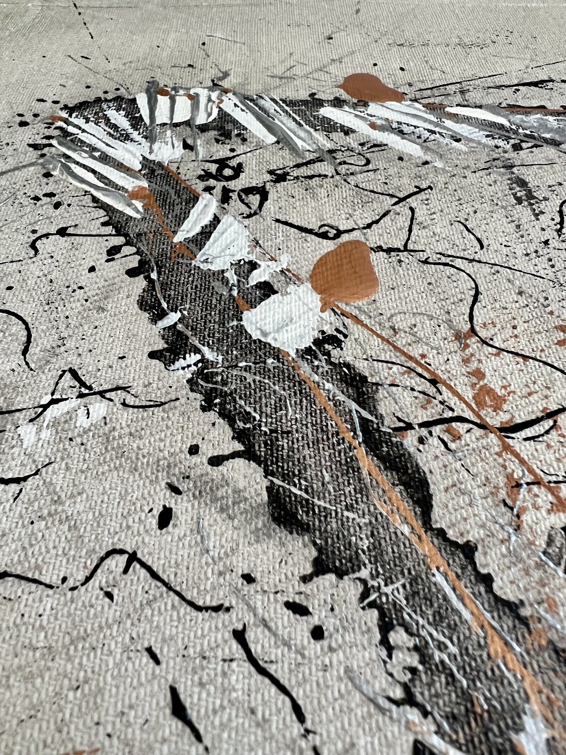 Selbst sein von Doreen Spiegel (2021): Malerei Acryl auf Leinwand ...