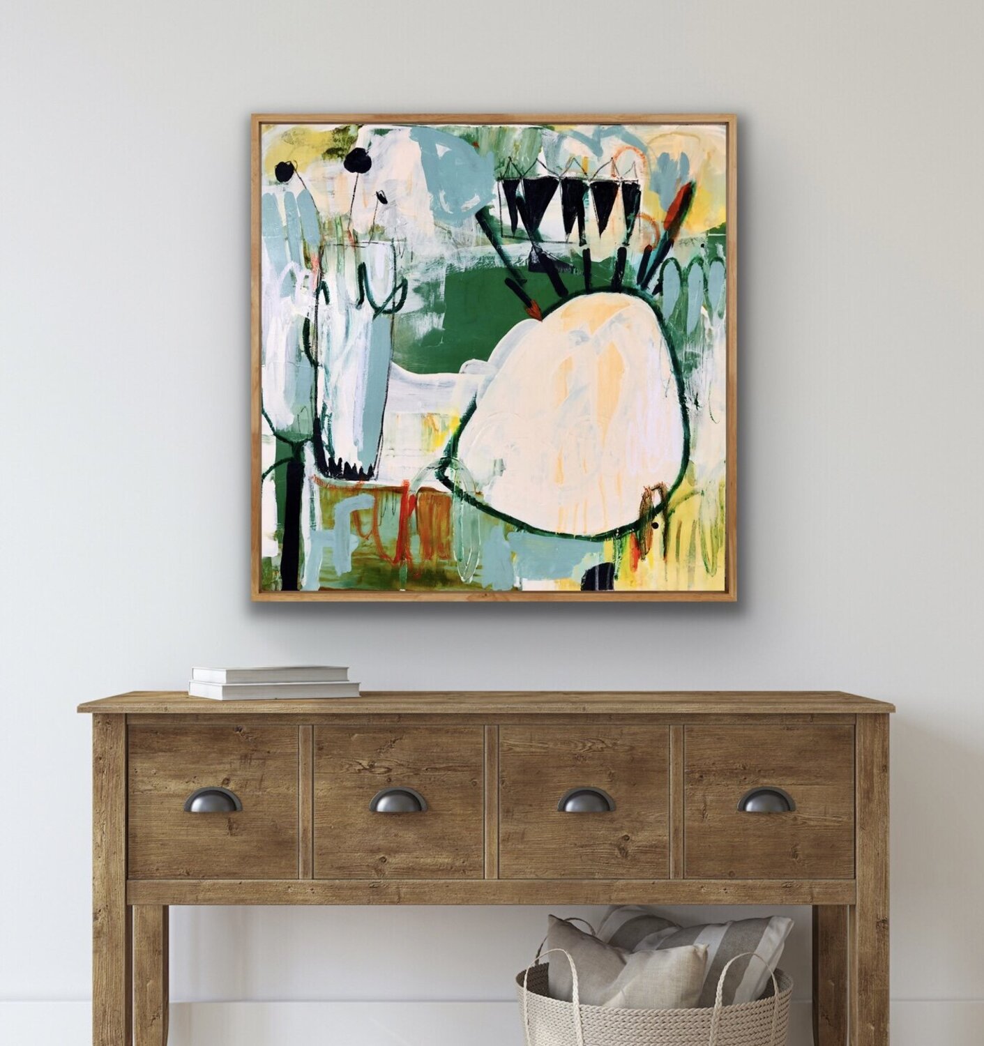 Sea Shore by Lynette Reed (2022) : Painting Acrylic, Collage on Canvas ...