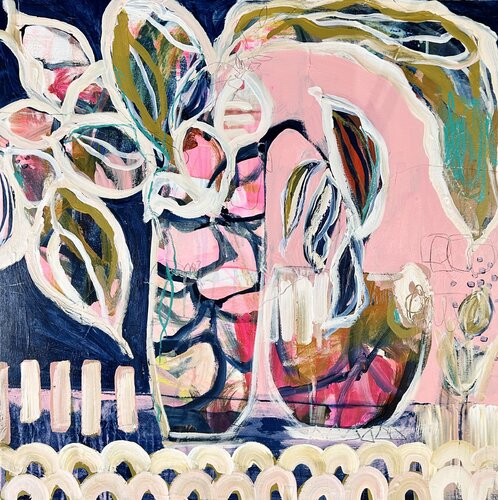 Market Flowers by Lynette Reed (2023) : Painting Acrylic on Canvas ...