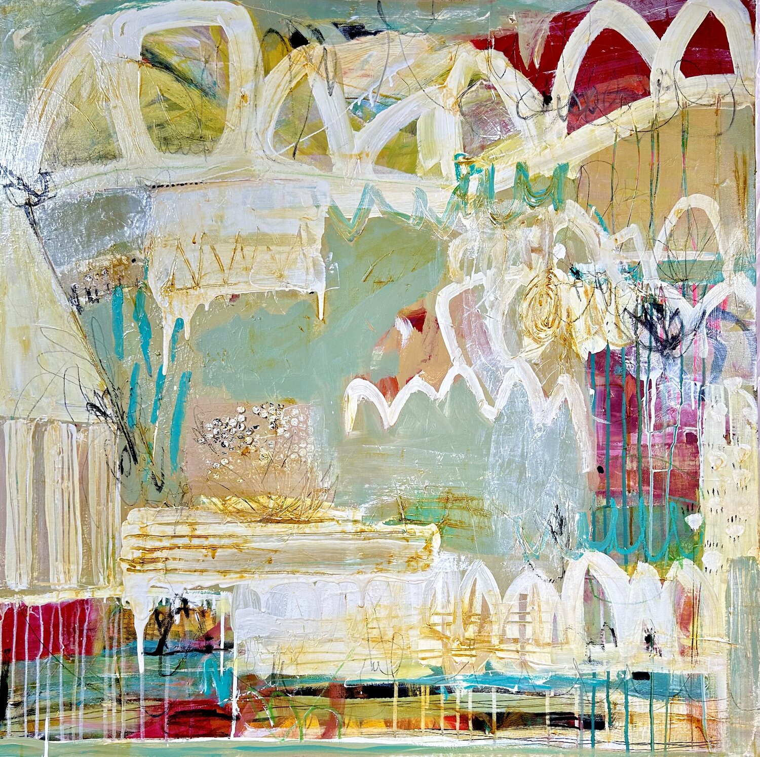 Soul Journey by Lynette Reed (2023) : Painting Acrylic on Canvas ...