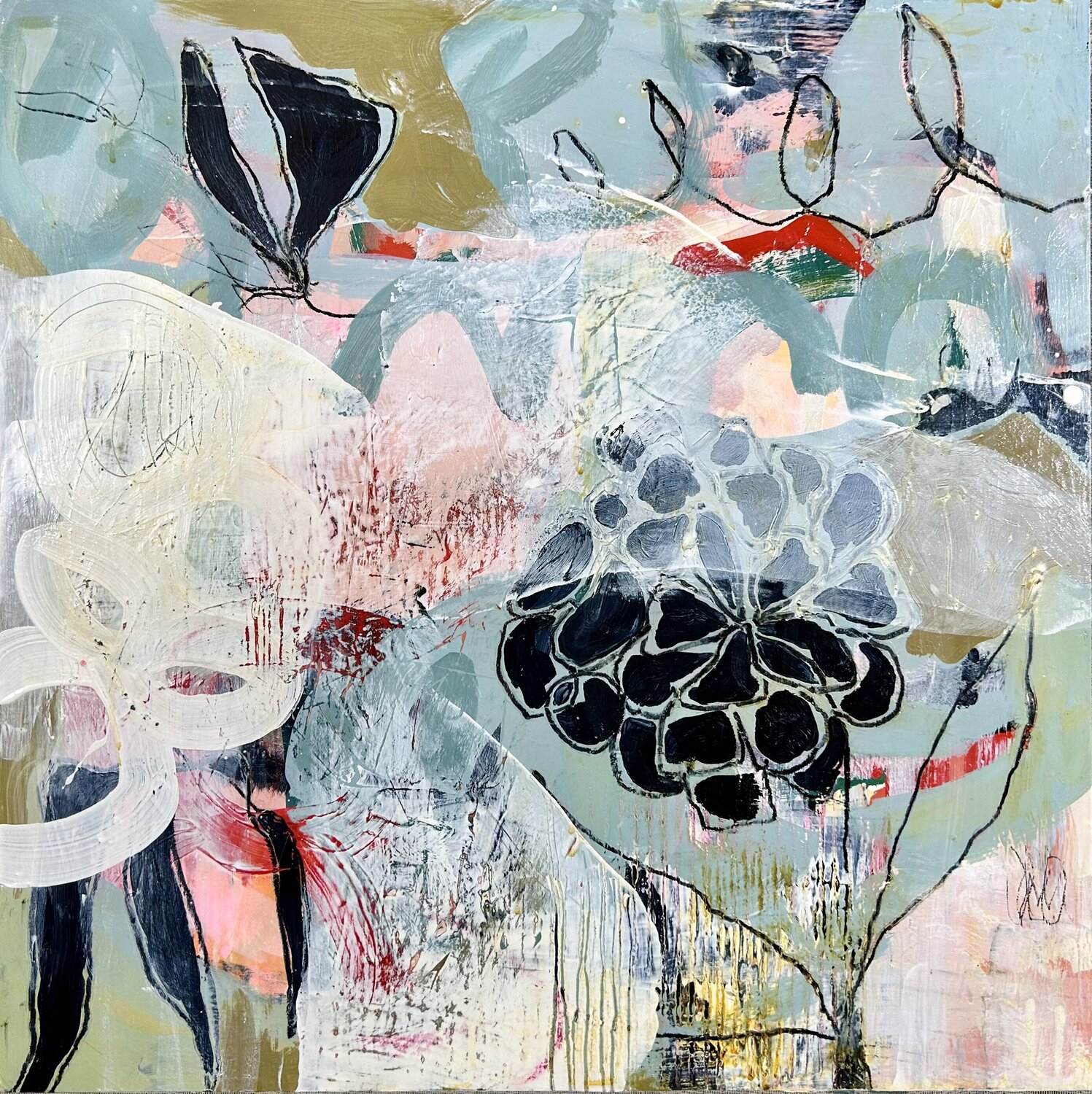 Into the Mist de Lynette Reed (2023) : Peinture Acrylique sur Bois ...