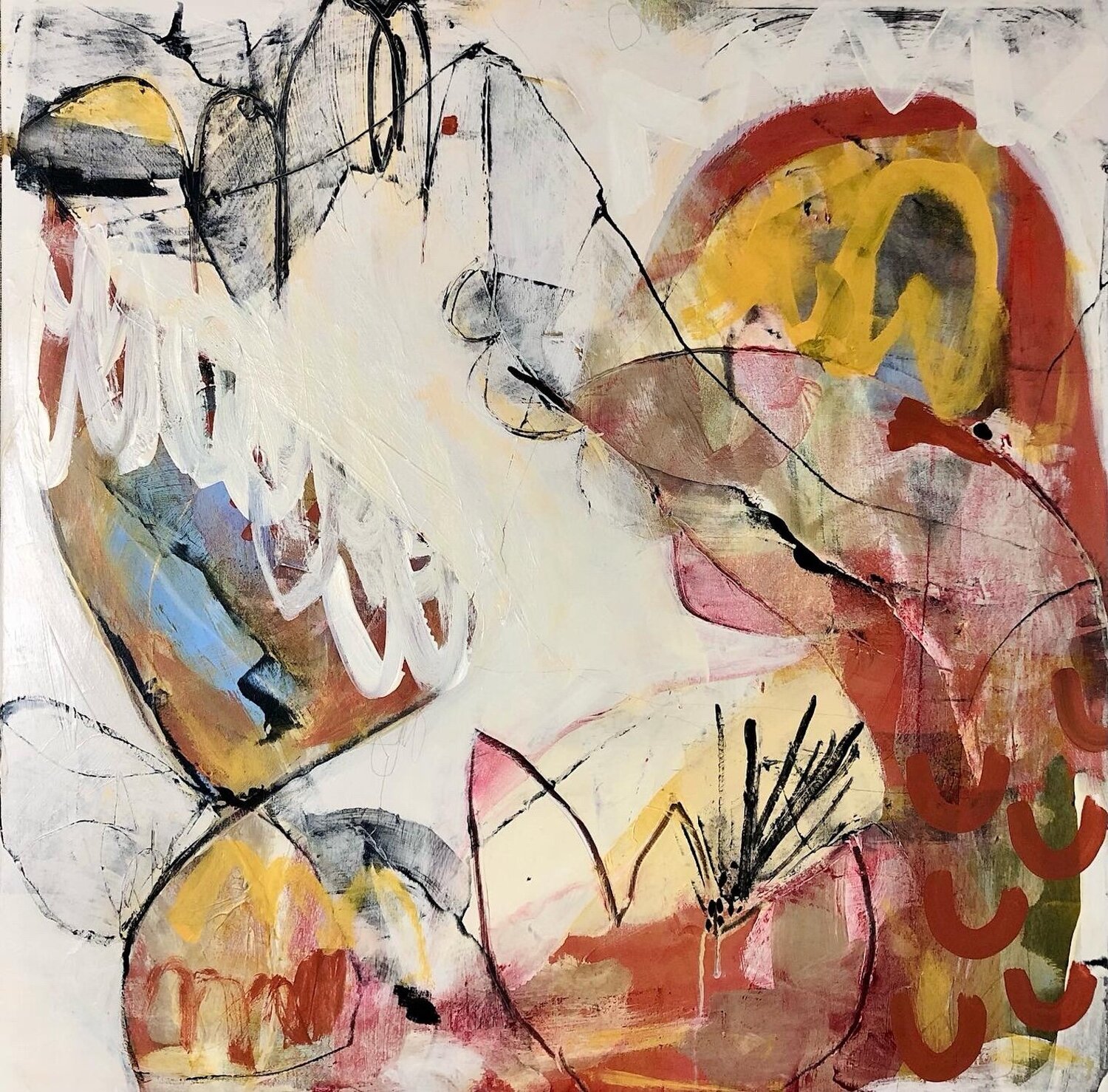 Tulips by Lynette Reed (2023) : Painting Acrylic on Canvas - Singulart