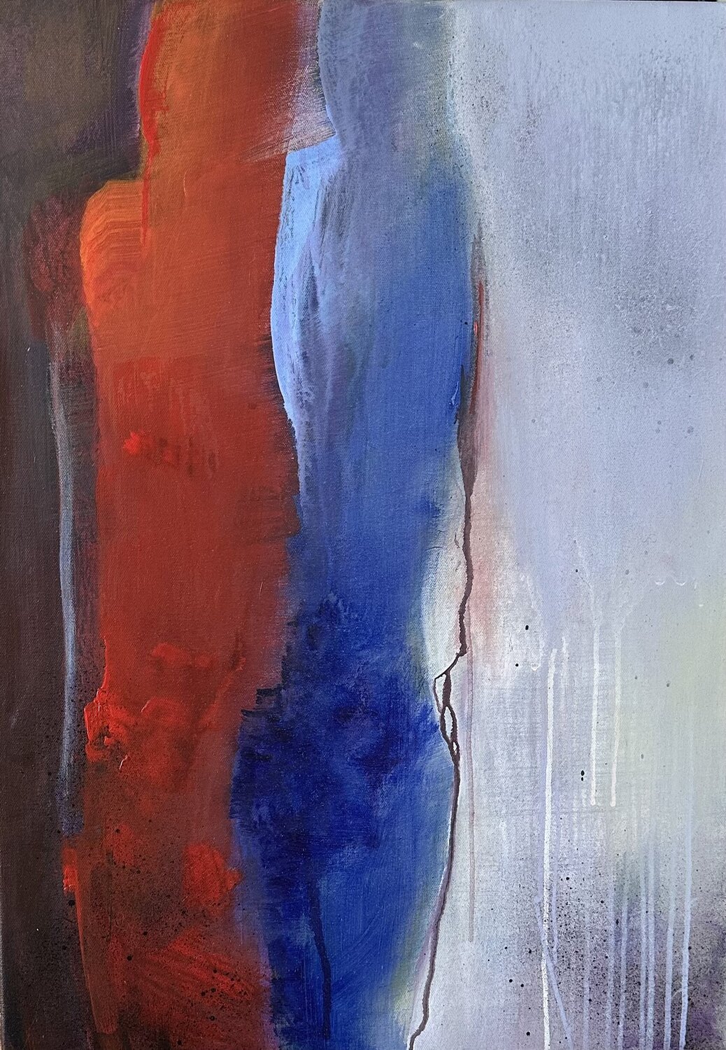 Gemeinsam gehen by Maike Remane (2023) : Painting Acrylic on Canvas ...