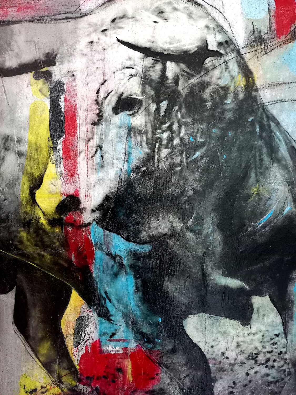 STIER II by Susanne Reske (2022) : Painting Acrylic, Graphite on Canvas ...