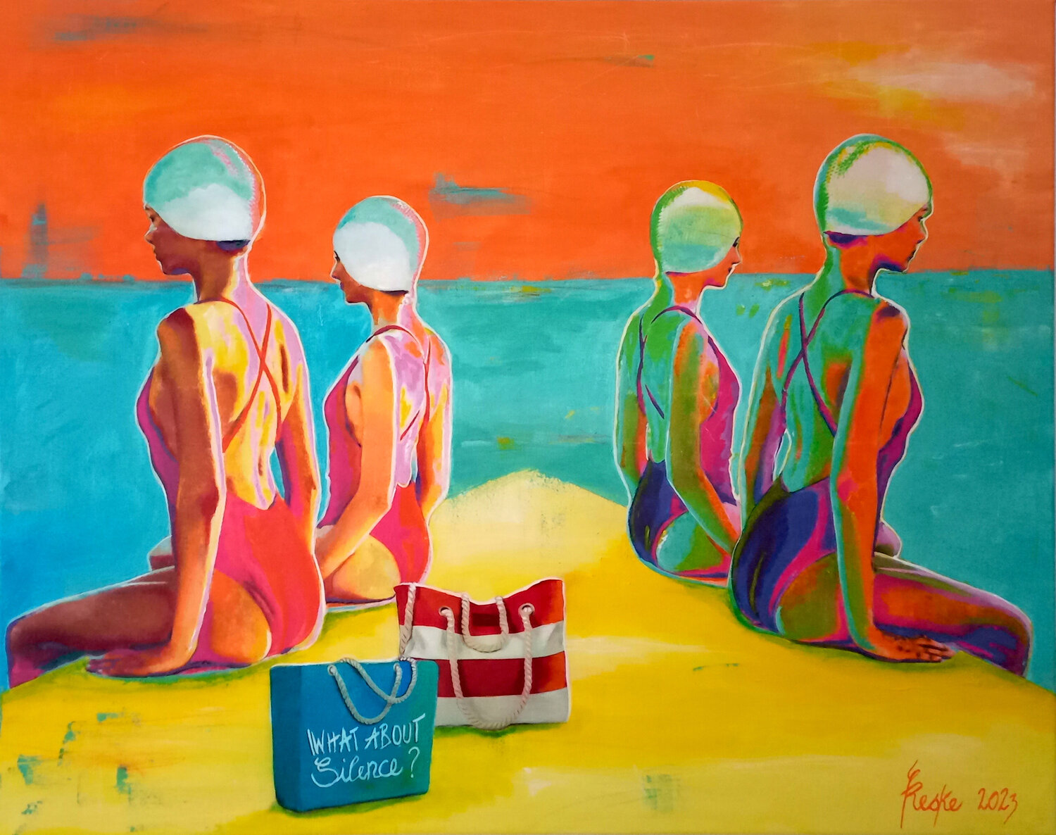 DIE BADENDEN VI - what about silence? de Susanne Reske (2023 ...