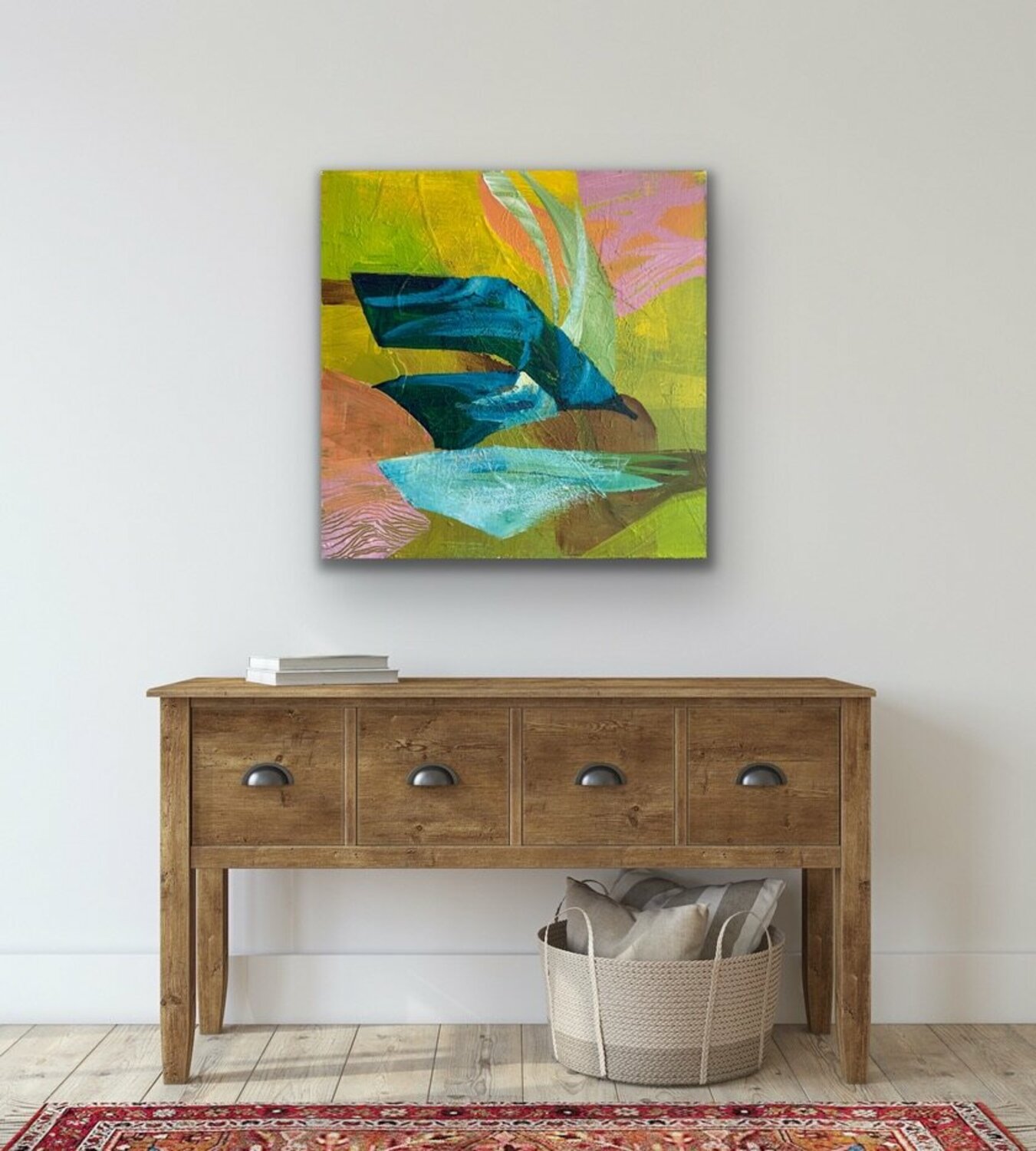 Abstract landscape.Green by Julia Hacker (2019) : Painting Acrylic on ...