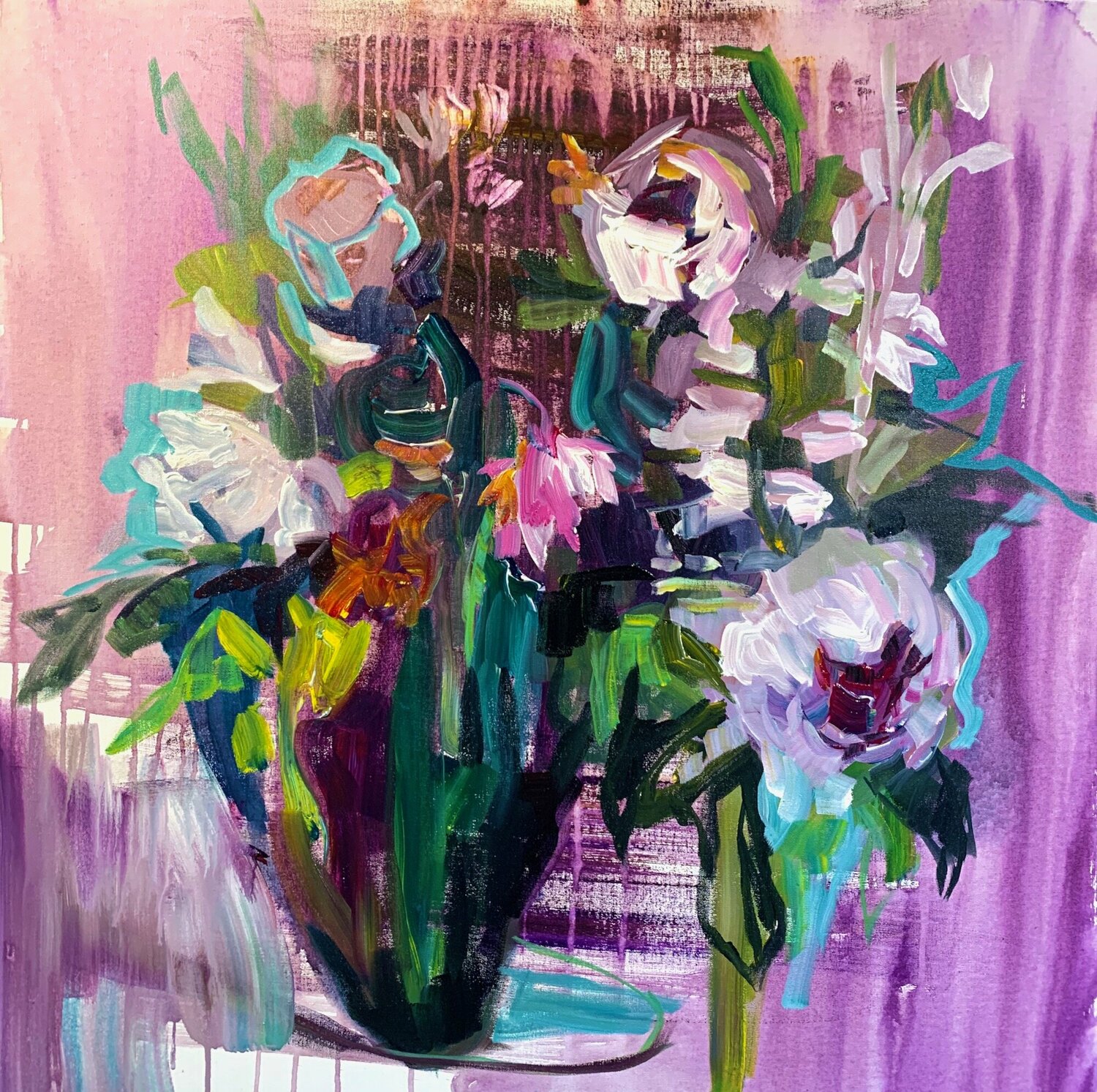 Be my Valentine by Julia Hacker (2022) : Painting Acrylic on Canvas ...