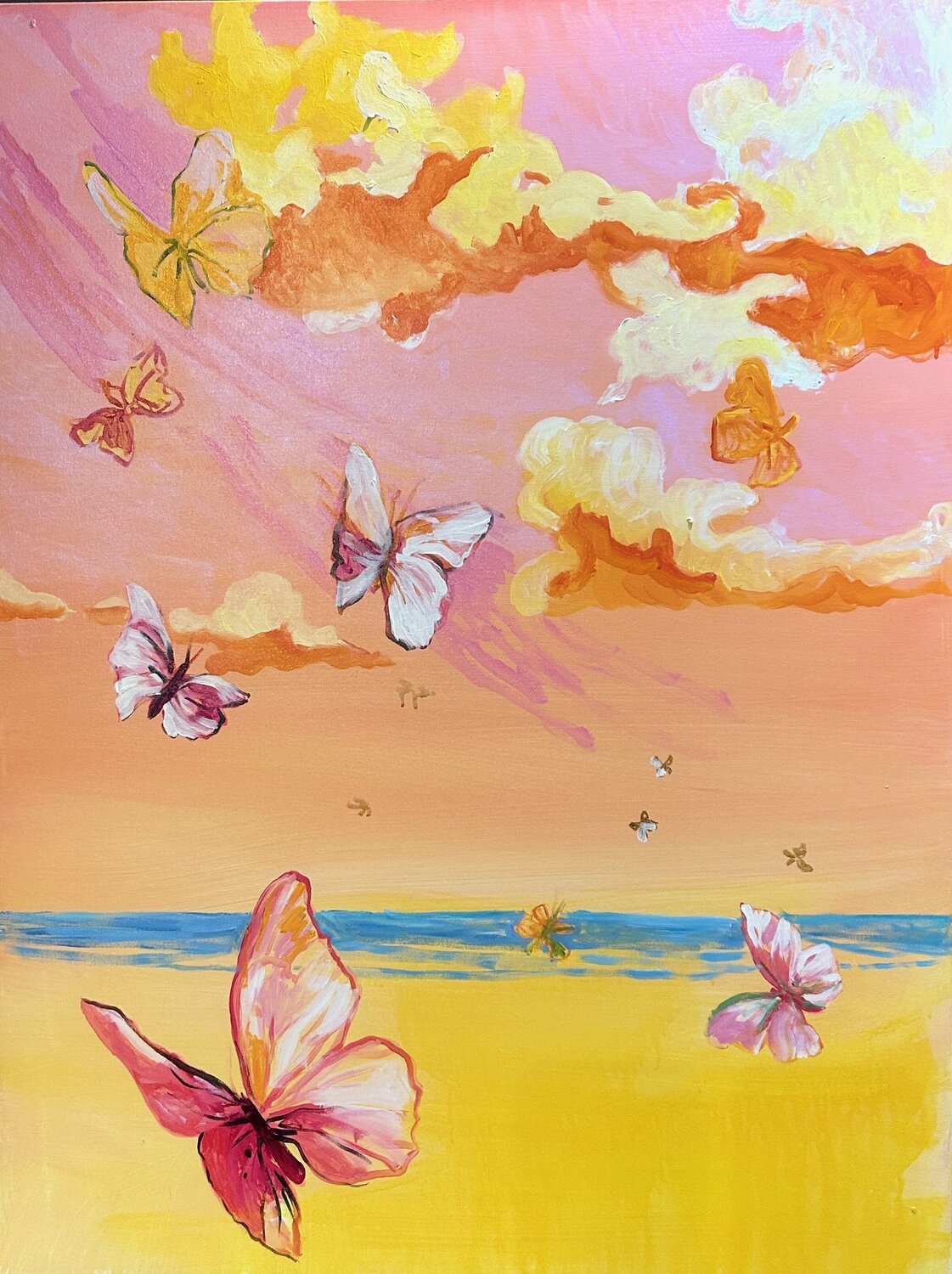 Morning Light by Julia Hacker (2024) : Painting Acrylic on Canvas ...