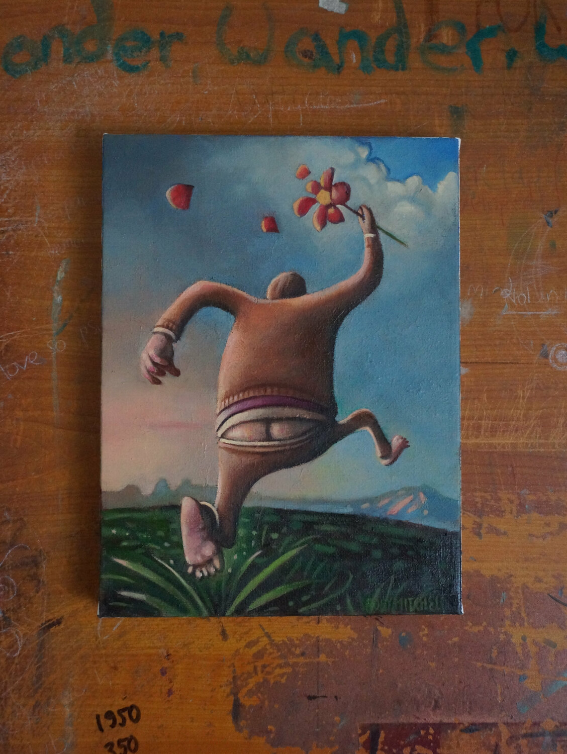 Love, romance, arse de Rory Mitchell (2021) : Peinture Huile sur Toile - Singulart