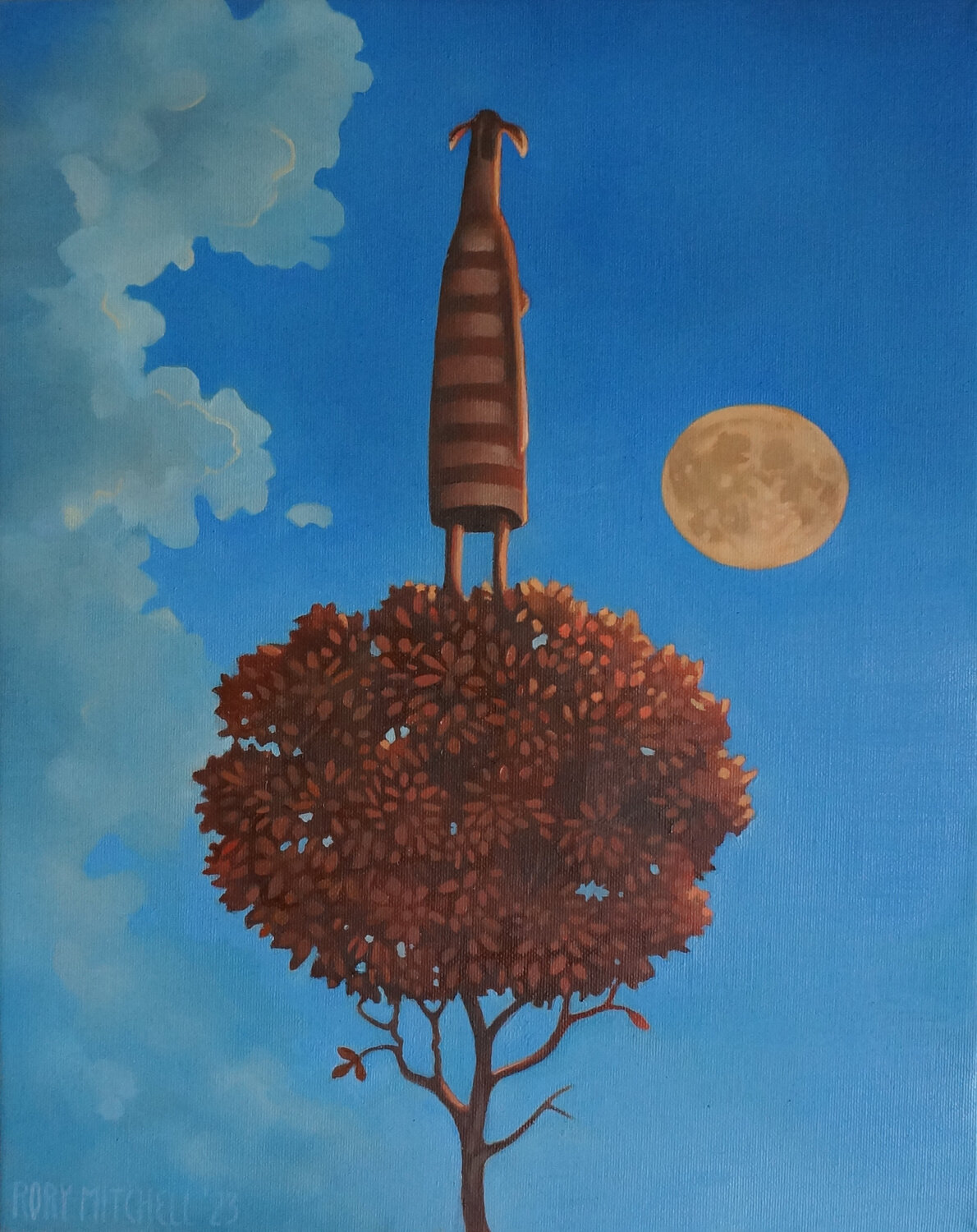 A small drop of nothing by Rory Mitchell (2023) : Painting Oil on ...