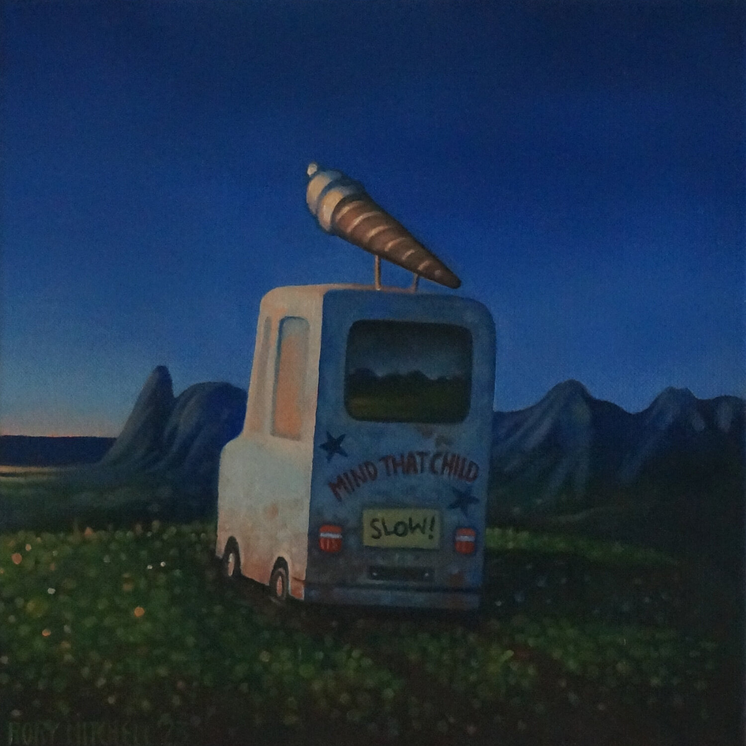 Mind that child de Rory Mitchell (2023) : Peinture Huile sur Toile ...