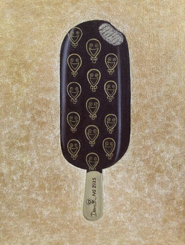 Smile Ice Cream de Demi Ng (2025) : Peinture Acrylique sur Toile ...