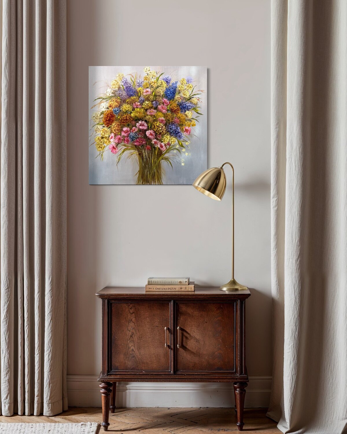 Bouquet of Tender Light by Tanja Frost (2026) : Painting Oil on Canvas ...