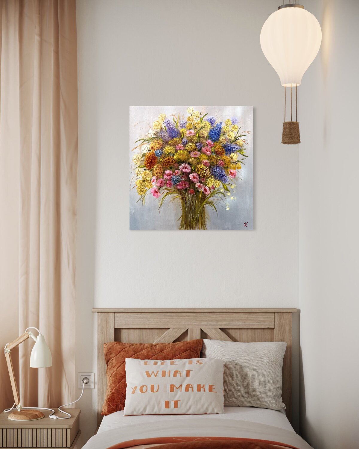 Bouquet of Tender Light by Tanja Frost (2026) : Painting Oil on Canvas ...