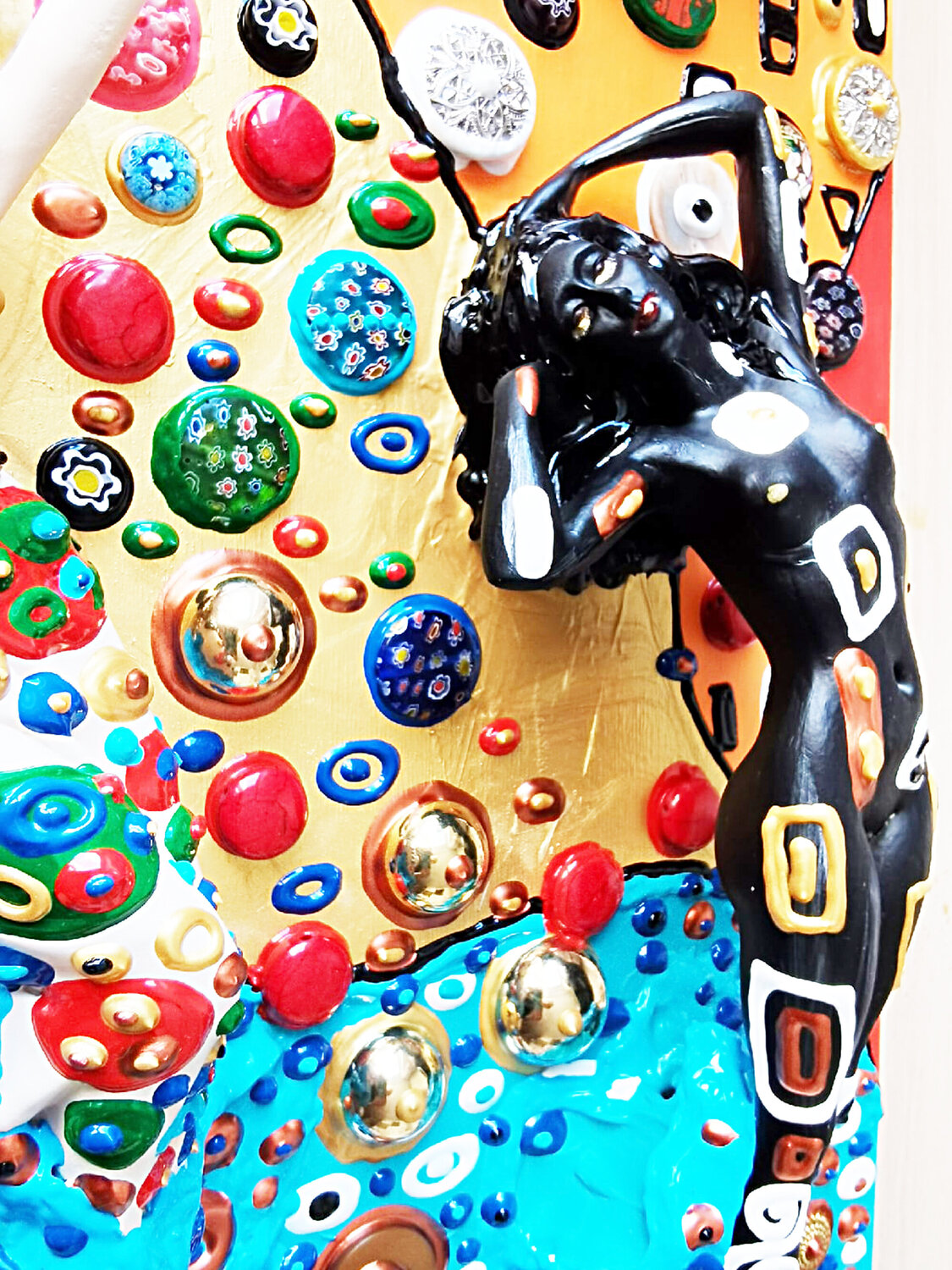 Fantasy mermaids (Klimt inspired) von Irina BAST (2022): Malerei Acryl ...