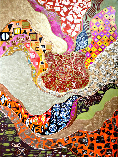 Dreams of Adele. Original abstract inspired by the painting Adele Bloch ...