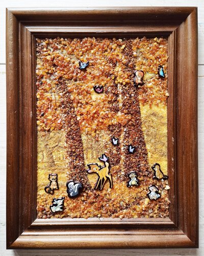 Bambi in the Amber Forest by Irina BAST (2026) : Painting Acrylic ...