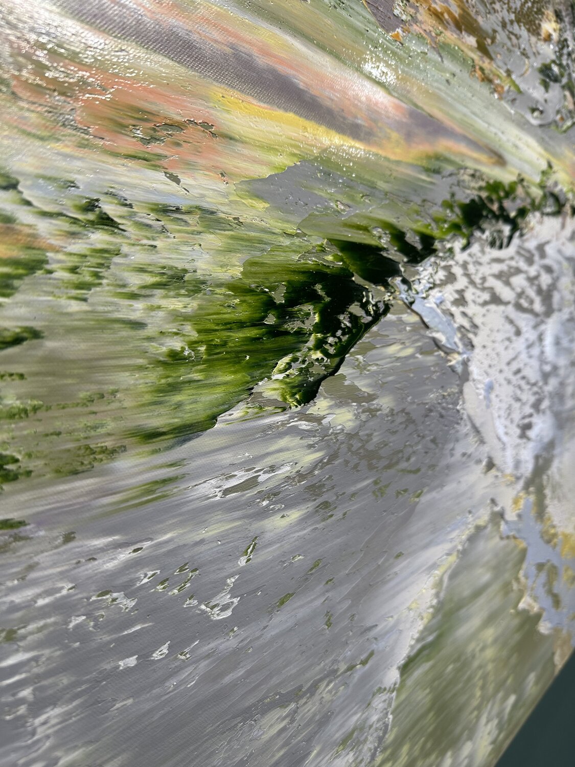 Melting Summer von Arturas Lapajevas (2025): Malerei Öl auf Leinwand ...