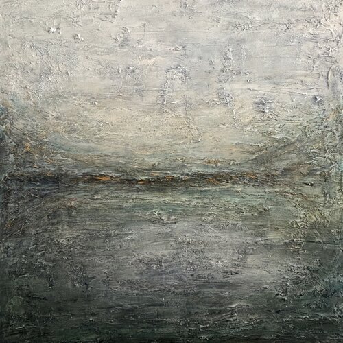 Storm Within by Ashley Alexandra (2024) : Painting Acrylic, Sand on ...